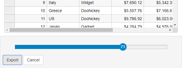 FlexGrid Excel Export Progress Indicator | Wijmo
